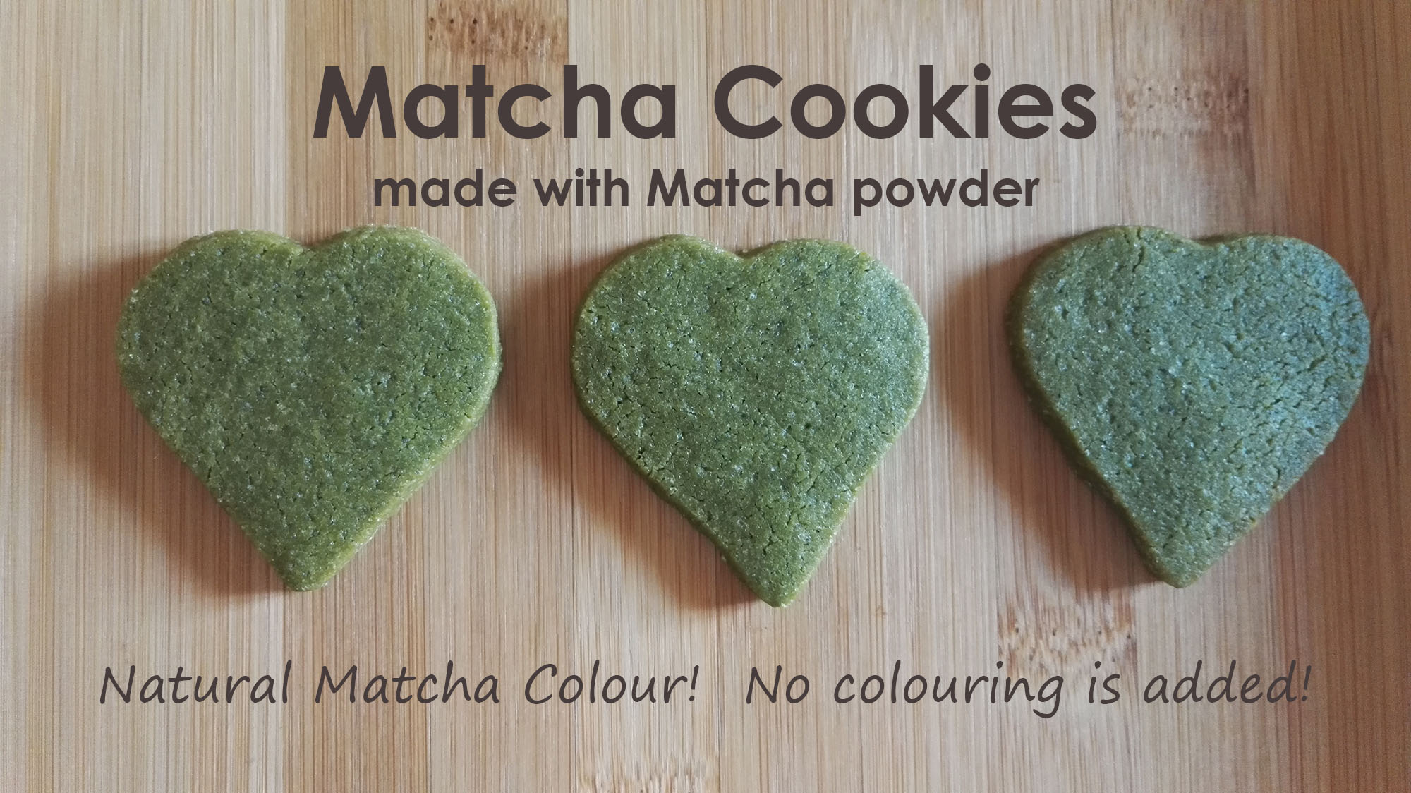 Matcha Cookies Recipe - j-okini - Products from Japan